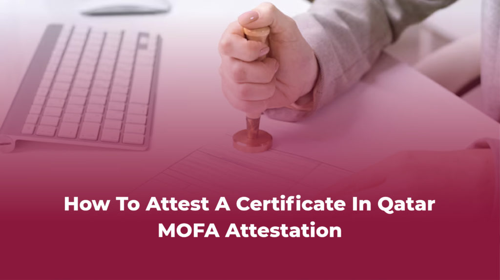 MOFA Attestation In Qatar | All You Need To Know
